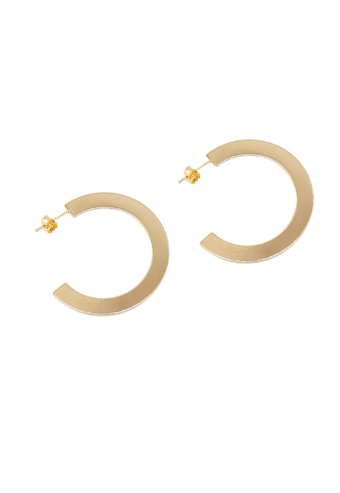 Aros Pamplona Baño Oro 24K – Joyas Montero